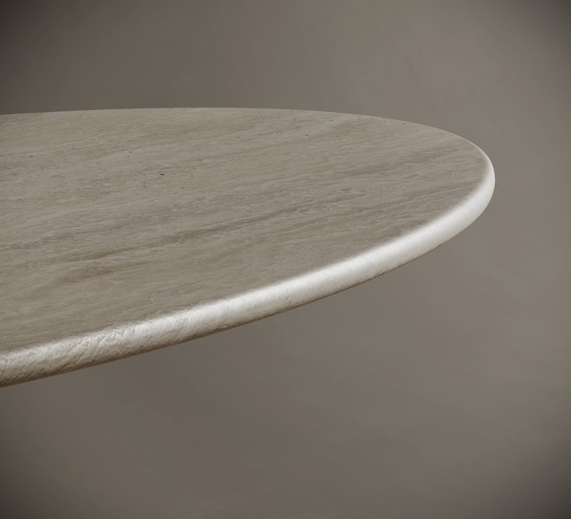 Travertine Dining Table - Tapered Leg – Bedú Atelier